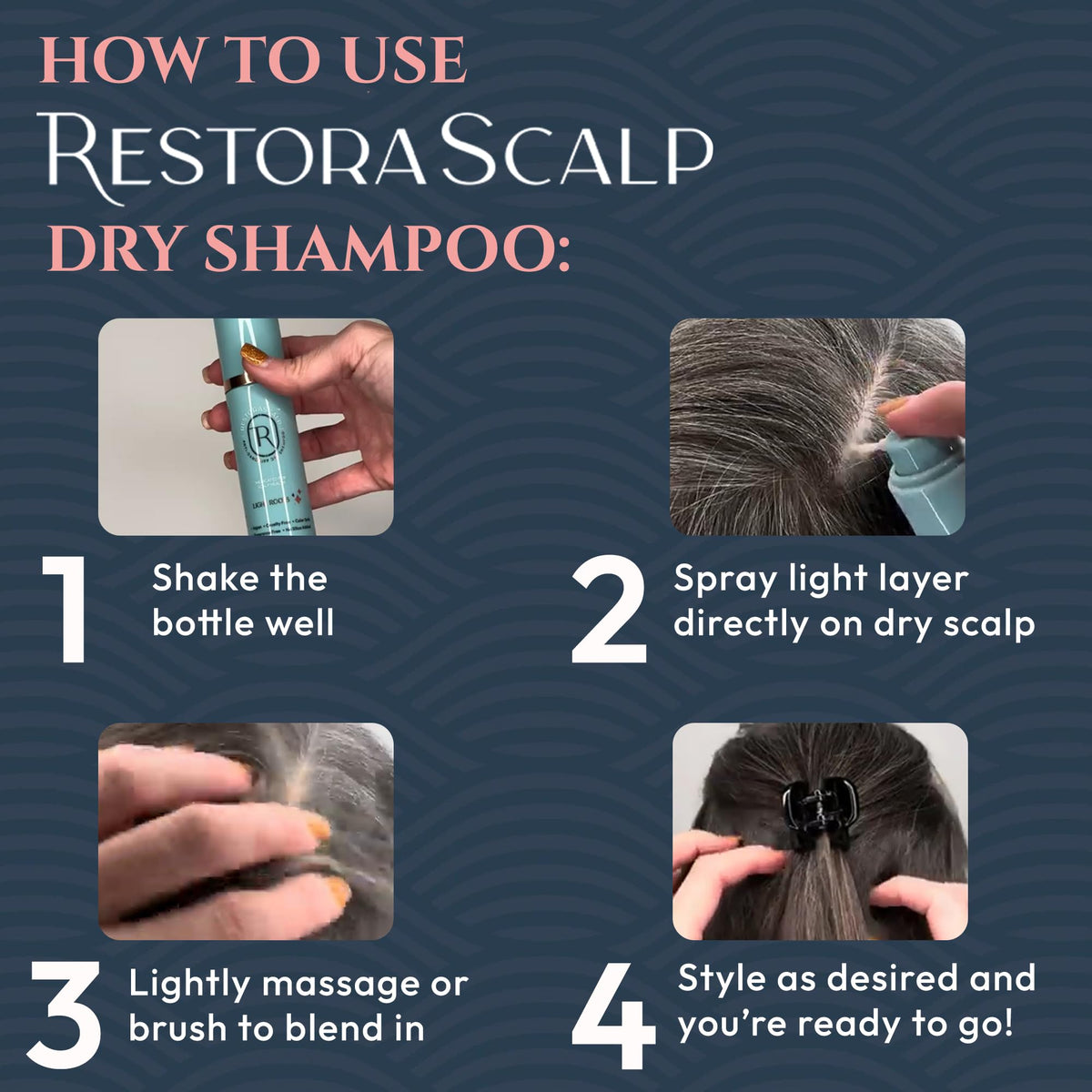 RestoraScalp Medicated Dry Shampoo for Dandruff, Seborrheic Dermatitis – TheUSABeauty